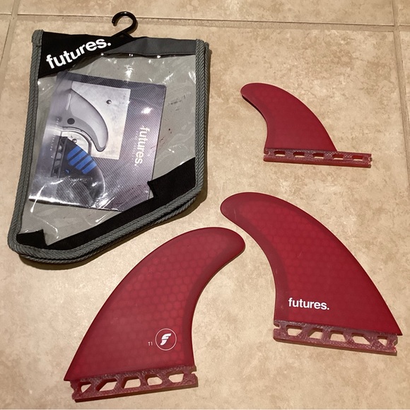 futures | Other | Futures Dark Red Twin Plus Trailer Fin Set | Poshmark